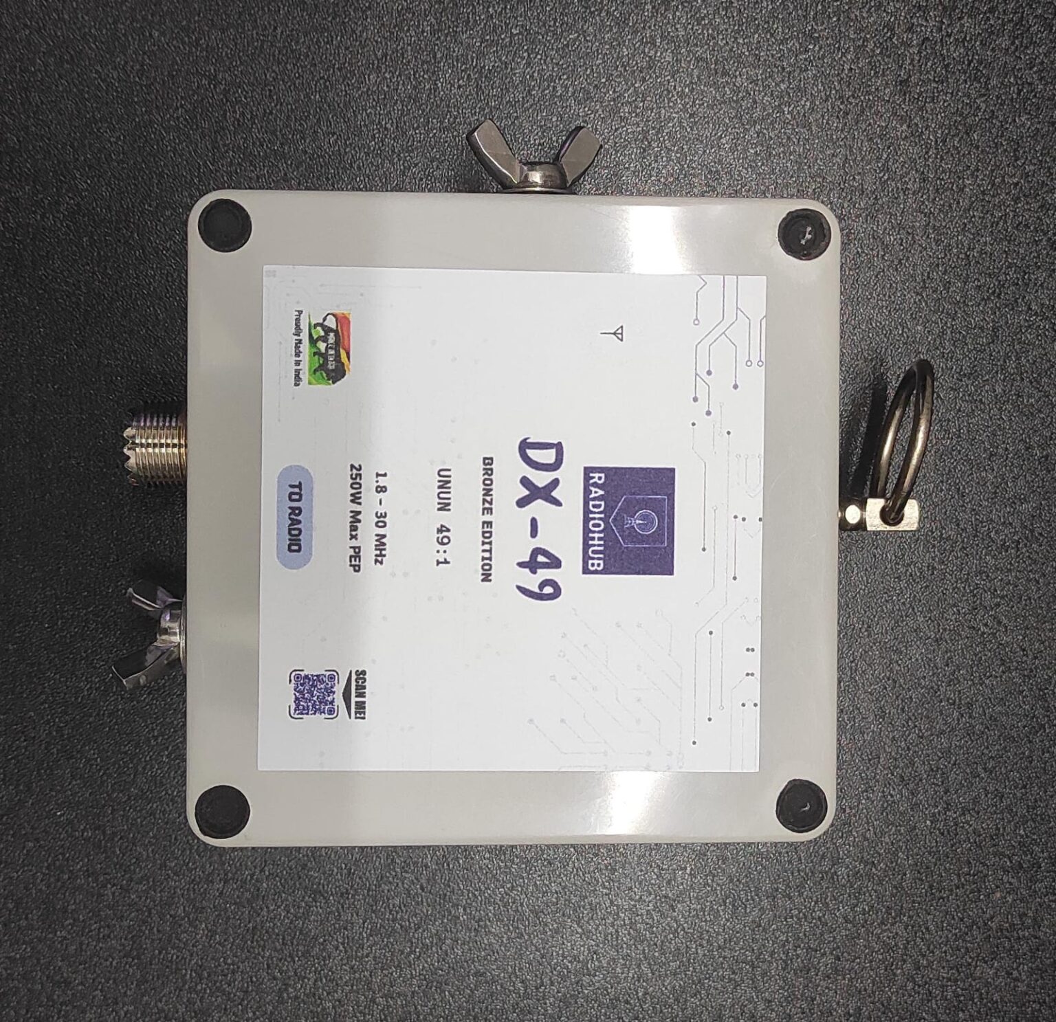 DX-49 Current unun for EFHW Antenna (250watt) - RadioHub